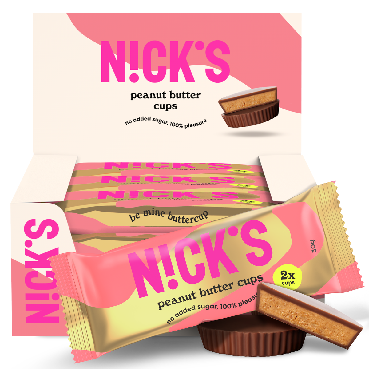 Peanut butter cups | Utan tillsatt socker – NICK'S EU
