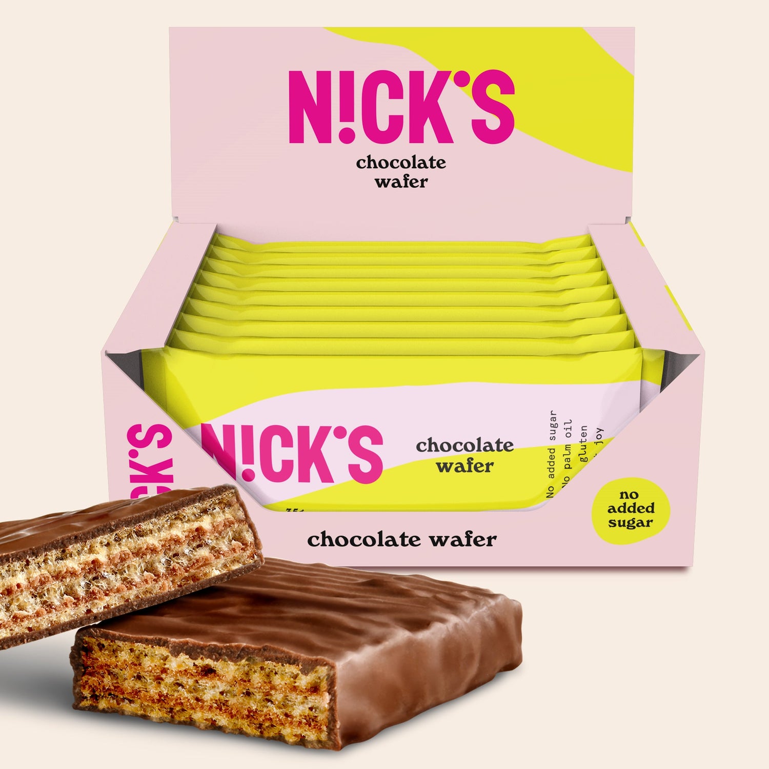 Wafers | Utan tillsatt socker | Choklad – NICK'S EU