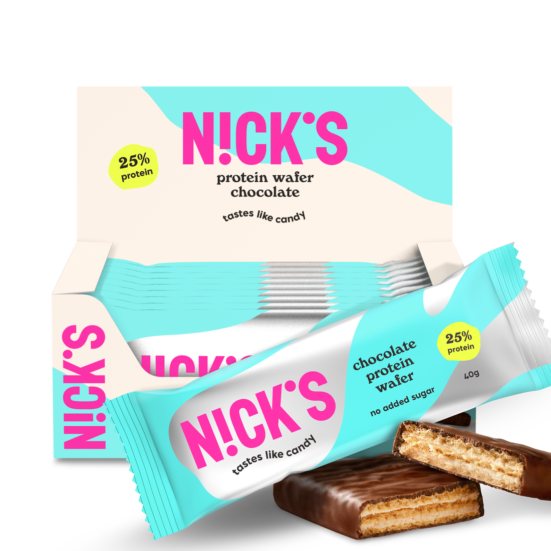 Protein wafer chocolate | Kexbar | Choklad – NICK'S EU