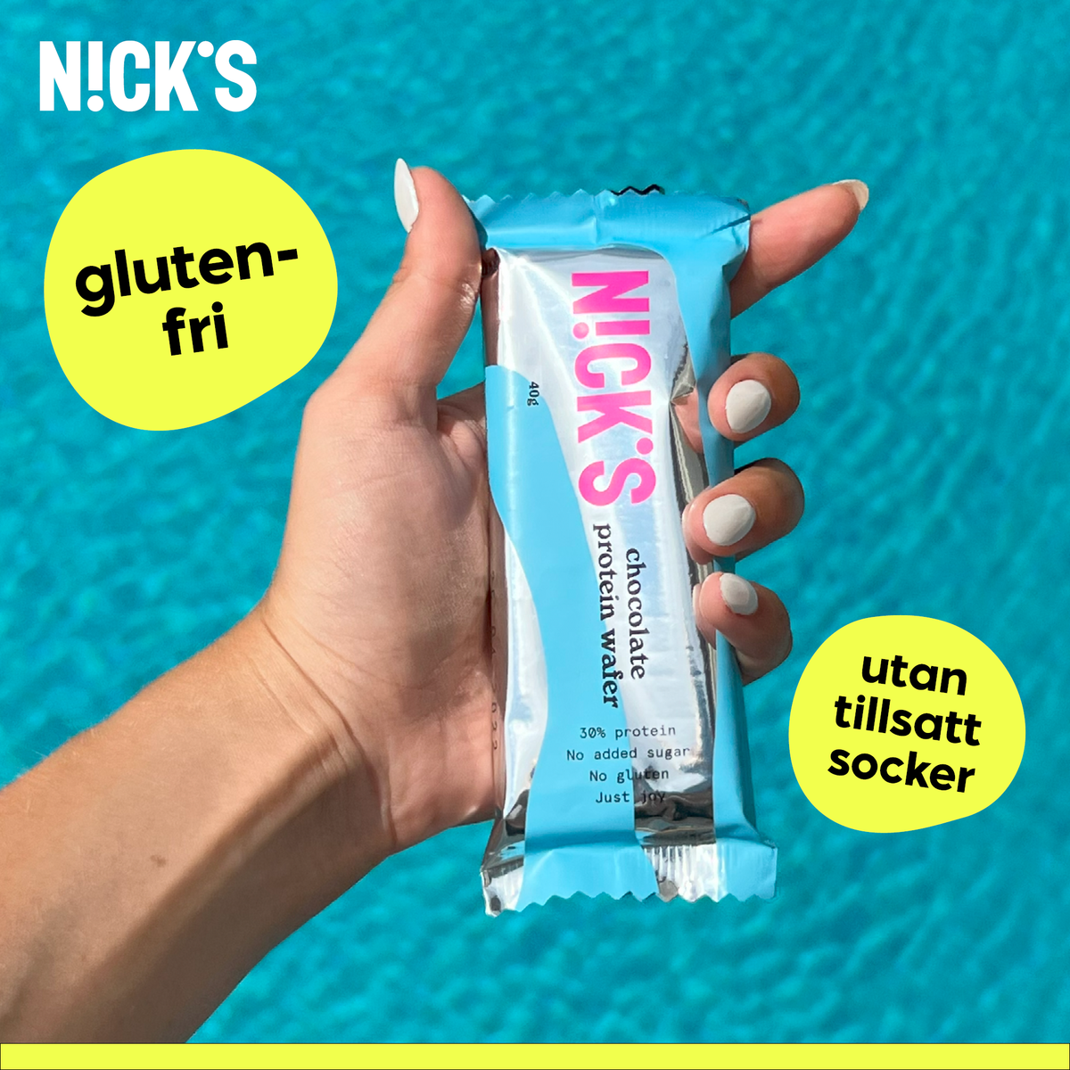 Protein wafer chocolate | Kexbar | Choklad – NICK'S EU