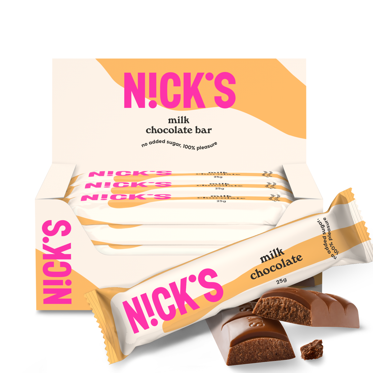 Milk chocolate | Utan tillsatt socker | Choklad – NICK'S EU
